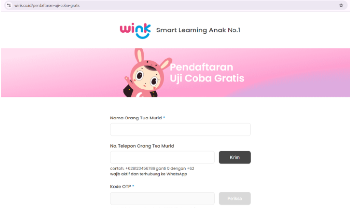 Uji Coba Wink Smart Learning: Panduan Lengkap dari Daftar, Coba 7 Hari ...